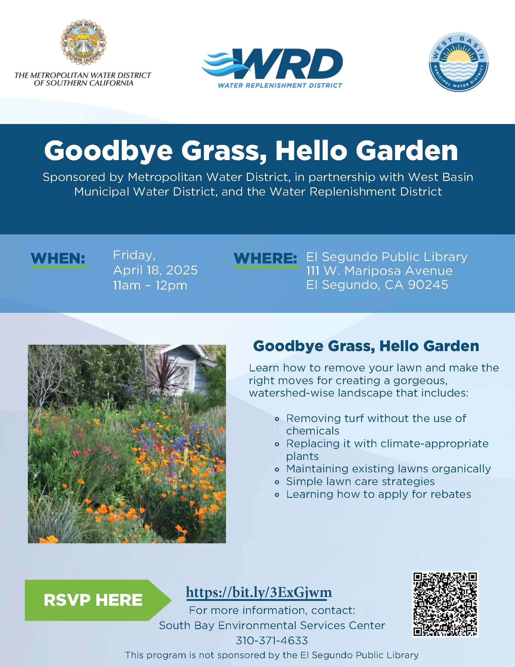 Goodbye Grass, Hello Garden: Qualify For Rebates - IN PERSON, West ...